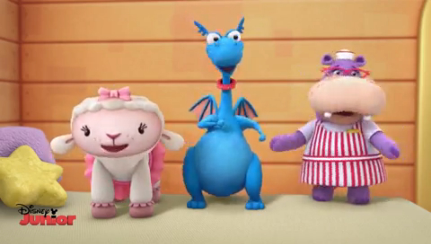 Image Lambie Stuffy And Hallie In Mirror Mirror On My Penguin Doc Mcstuffins Wiki
