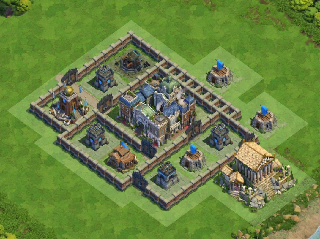 Dominations medieval age base layout - ballasse