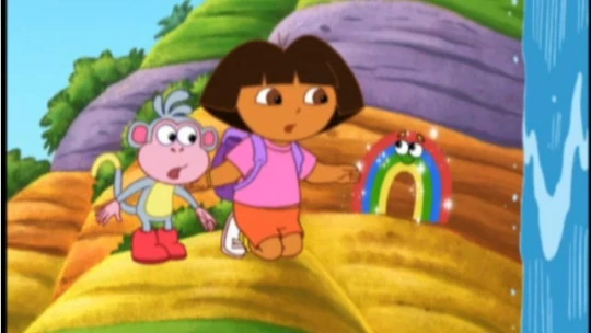 Cartoons Dora Shy Rainbow