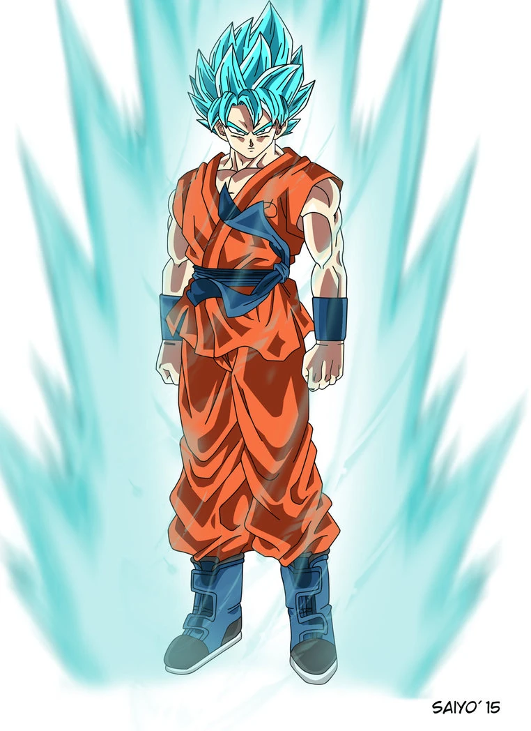 Image - Goku in Super Saiyan God Blue Form (SSJGSSJ).jpg | Dragon Ball ...