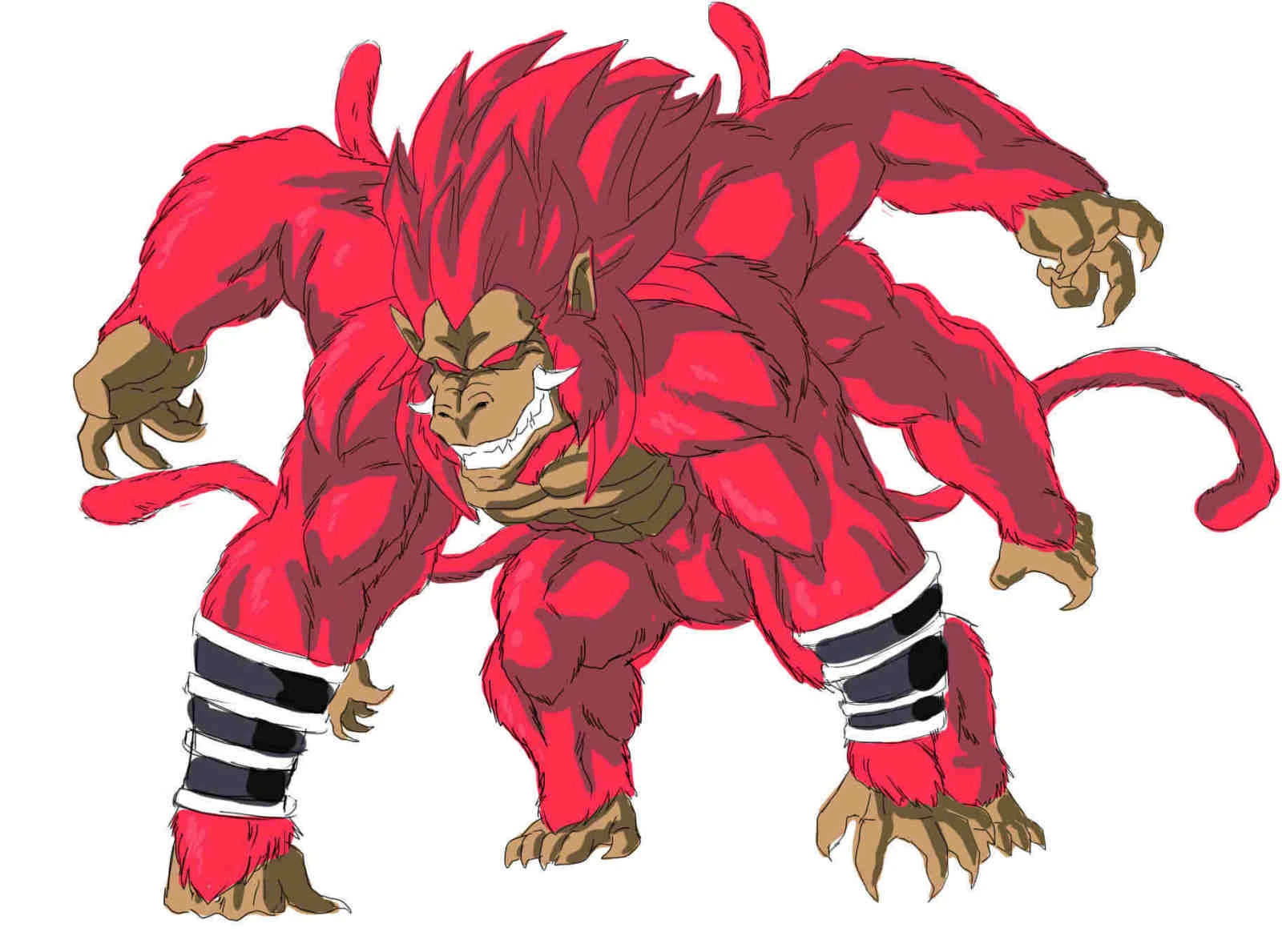 Image - 6 Armed Ape God.jpg | Dragonball Fanon Wiki | FANDOM powered by ...