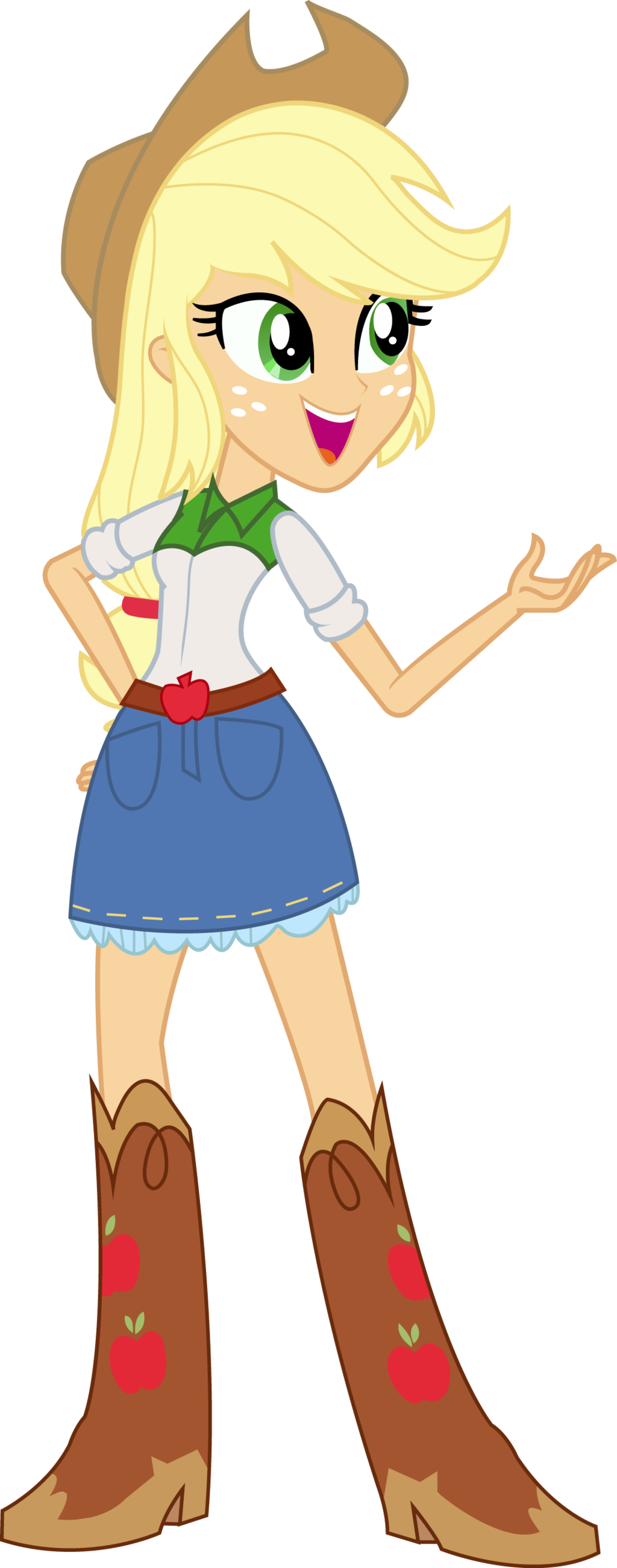 Image - FANMADE Applejack profile.png | My Little Pony Equestria Girls ...