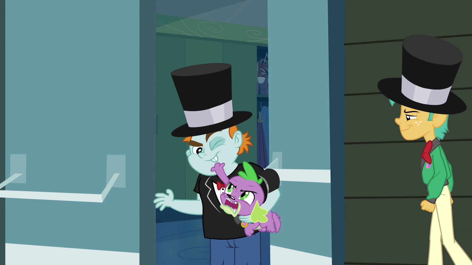 Image - Snips and Snails kidnap Spike EG.png | My Little Pony Equestria ...