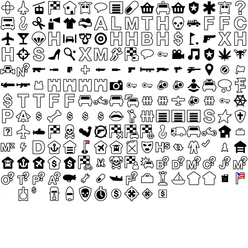 Archivo:Iconos GTAV.png | Grand Theft Encyclopedia | Fandom powered by ...