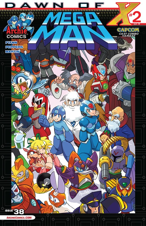 Image - MegaMan38VariantCover.jpg | Mega Man HQ | FANDOM powered by Wikia