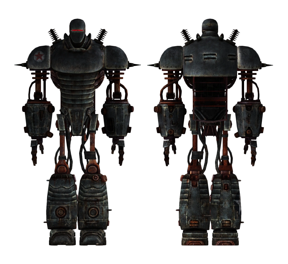 Liberty Prime Minecraft Skin