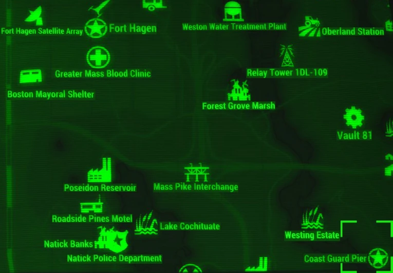 Image - FO4 map Coast Guard Pier.jpg | Fallout Wiki | FANDOM powered by ...