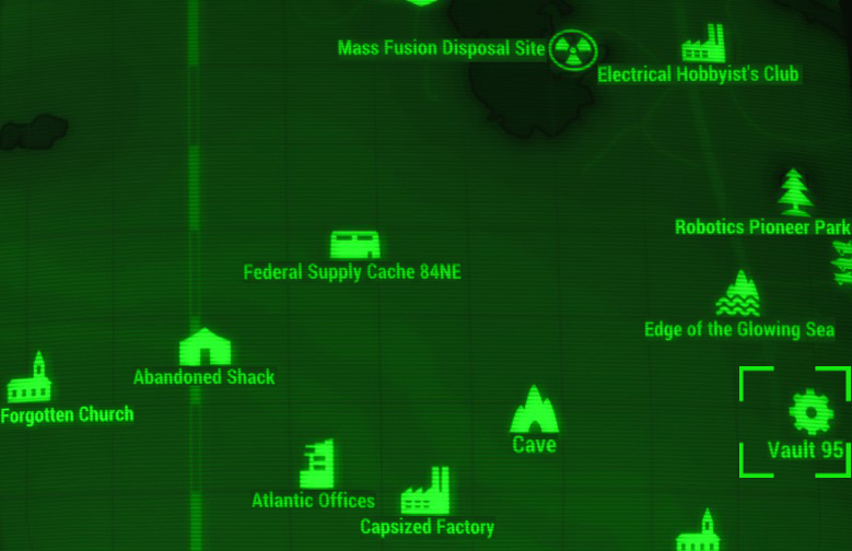 Image - FO4 map Vault 95.jpg | Fallout Wiki | Fandom powered by Wikia