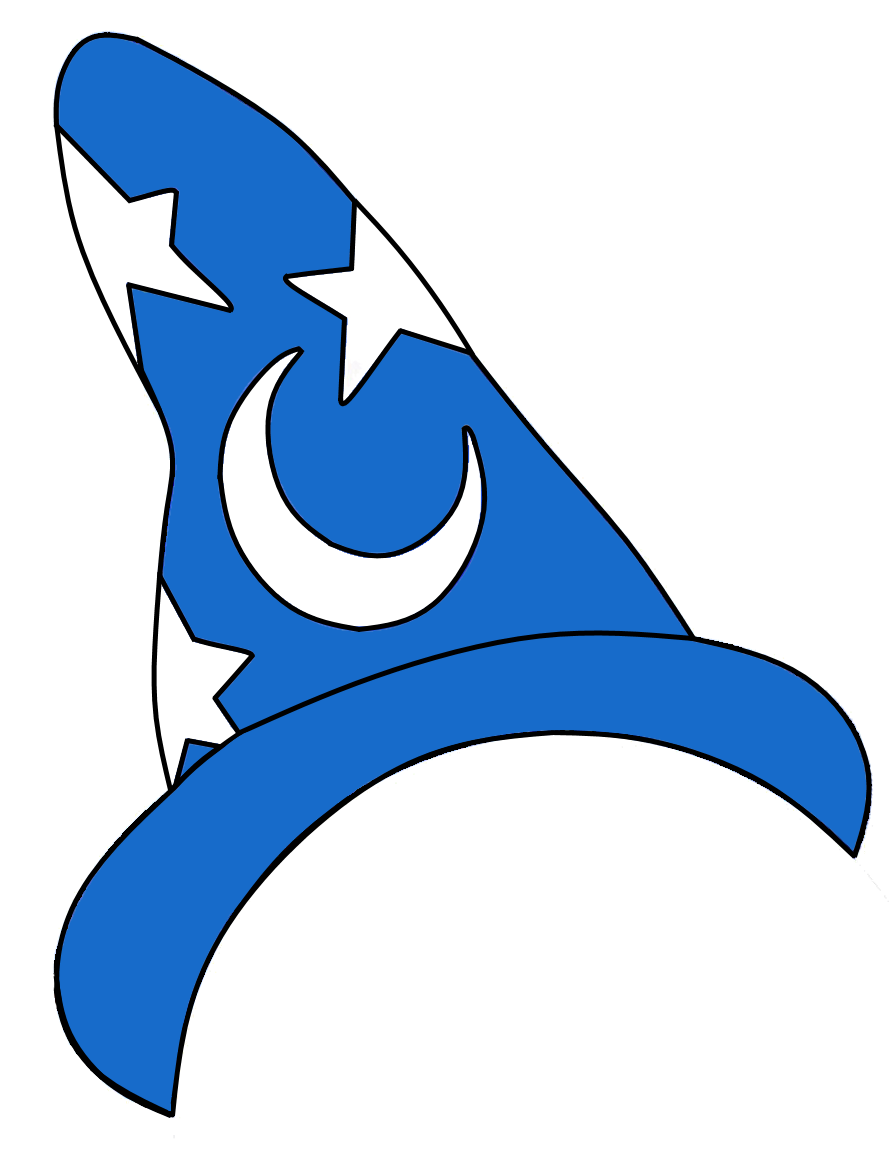 Sorcerer mickey hat clipart