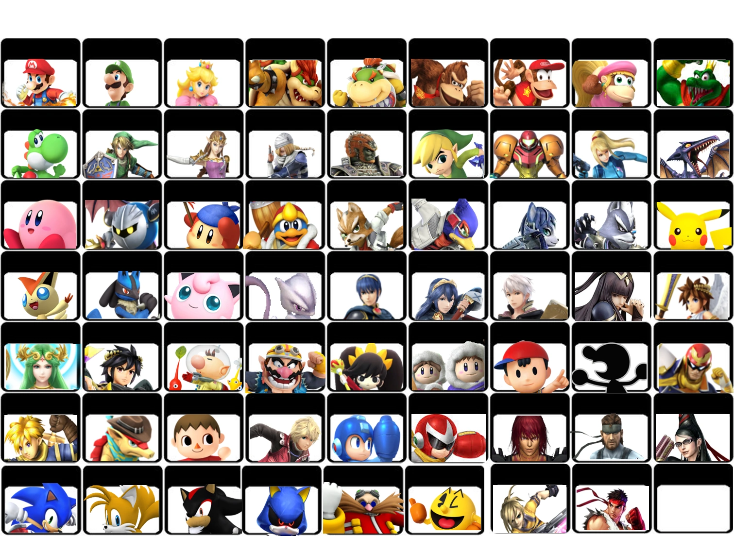 Image - Smash roster.png | Fantendo - Nintendo Fanon Wiki | Fandom ...