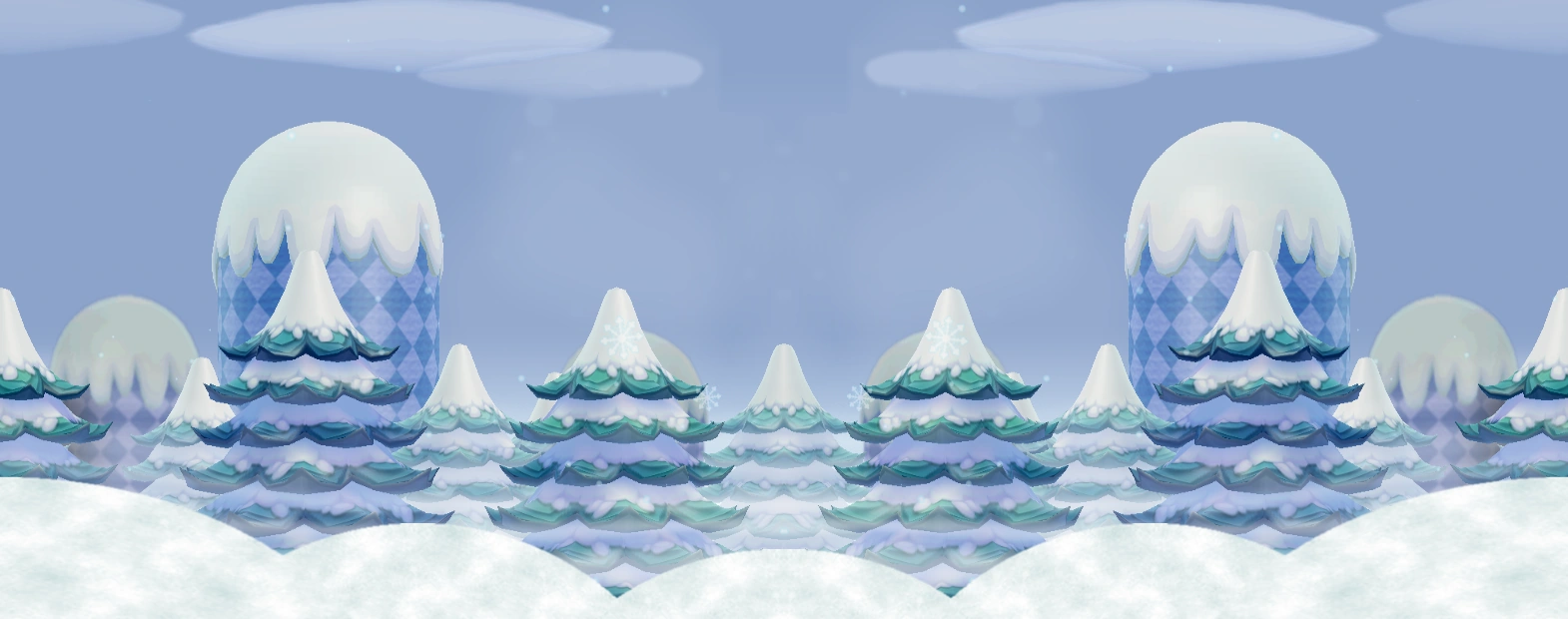 Image - Snow Background NSMBW.png | Fantendo - Nintendo Fanon Wiki ...