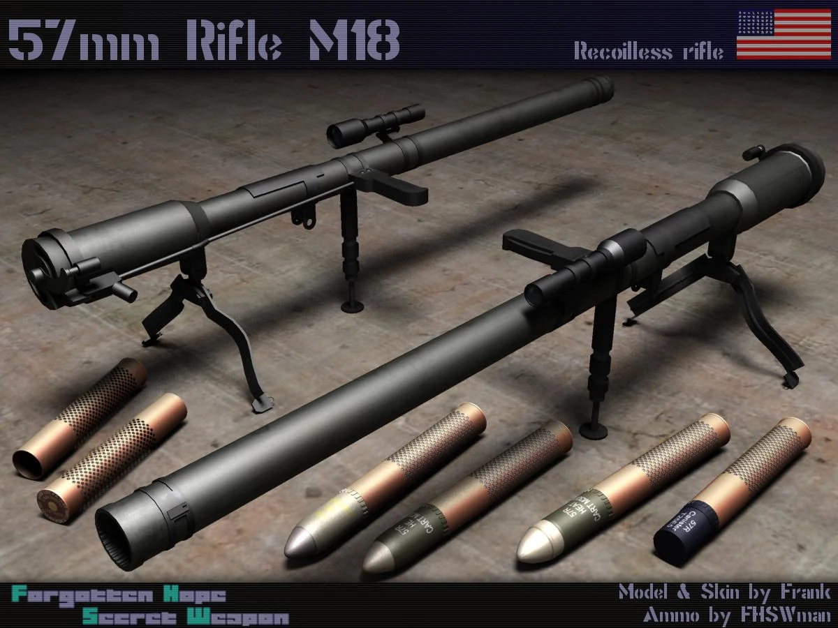 M18 recoilless rifle | Forgotten Hope Secret Weapon Wiki | Fandom ...