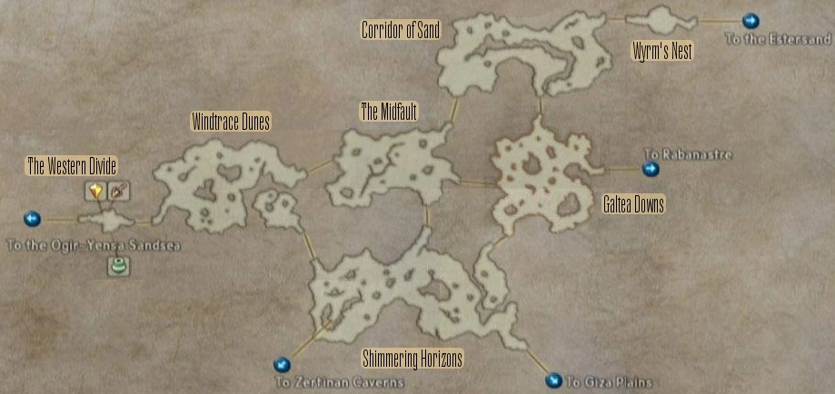 Image - FF12 Map - Dalmasca Westersand.png | Final Fantasy Wiki ...