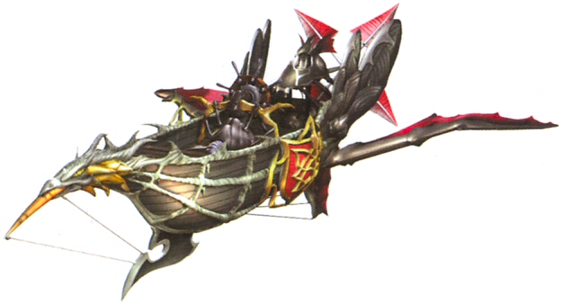 Image Fenrir Airship Ffix Art Final Fantasy Wiki Fandom