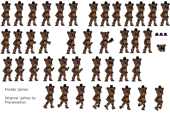 Image - Withered freddy fazbear sprites.png | Five Nights at Freddy's ...