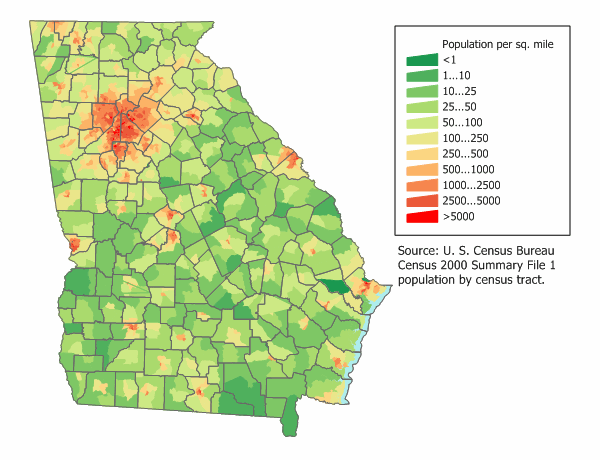 Image - Georgia population map.png | Familypedia | FANDOM powered by Wikia