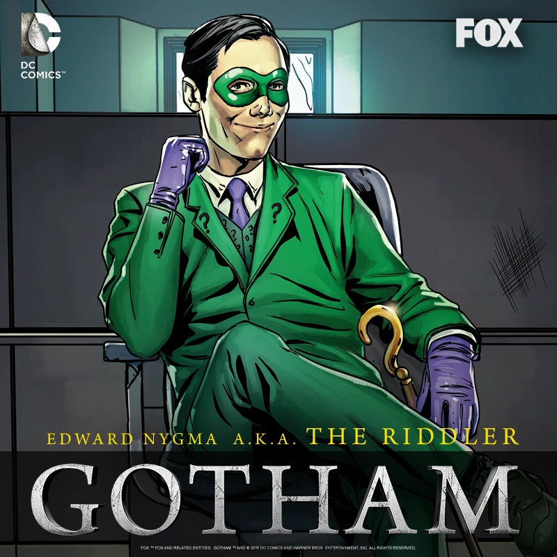Image - The Riddler season 2 promotional artwork.png | Gotham Wiki ...