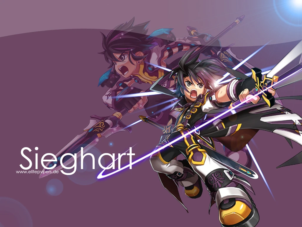 Grand Chase Sieghart Mari And Sieghart,Duel~Grand Chase By LYuno On