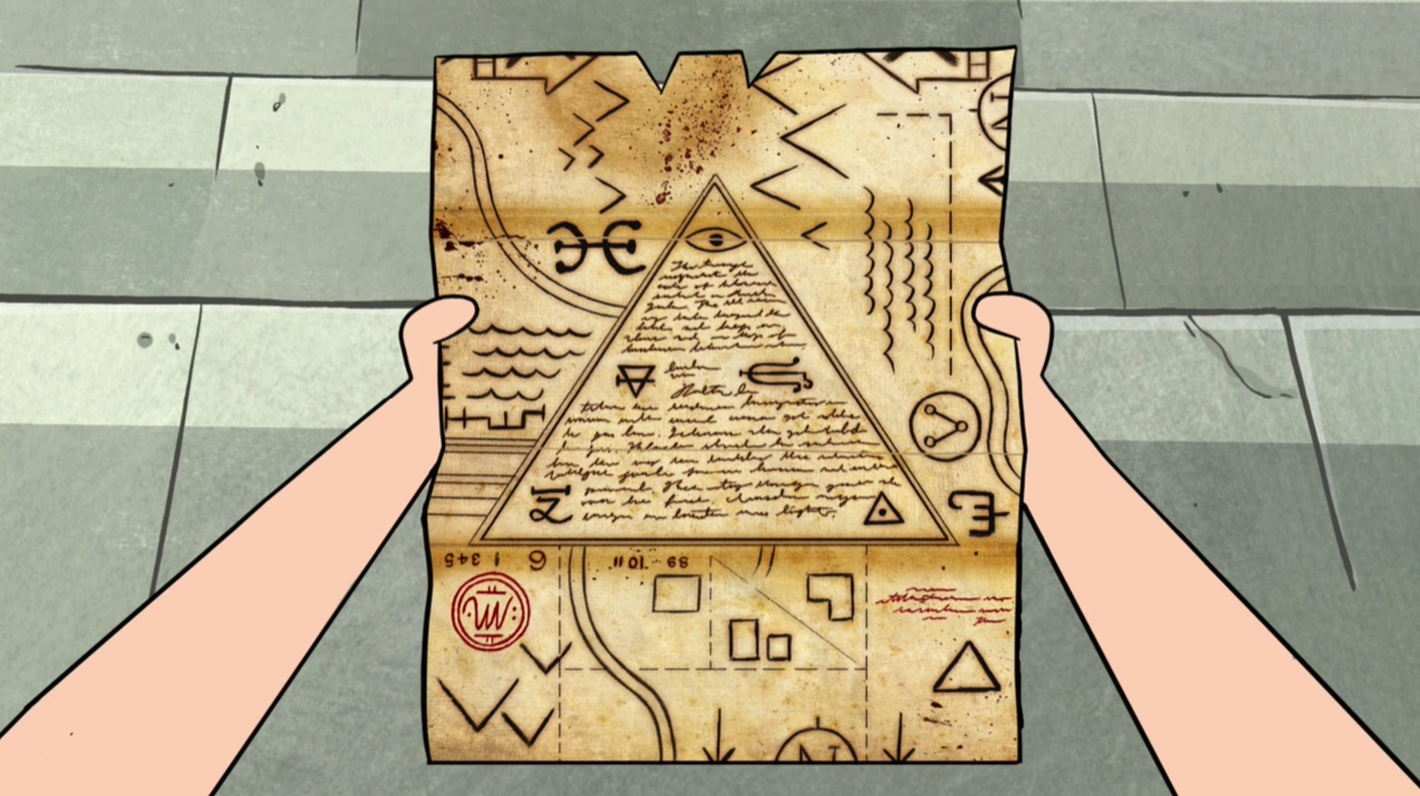 Imagen - S1e8 map.png | Gravity Falls Wiki | FANDOM powered by Wikia