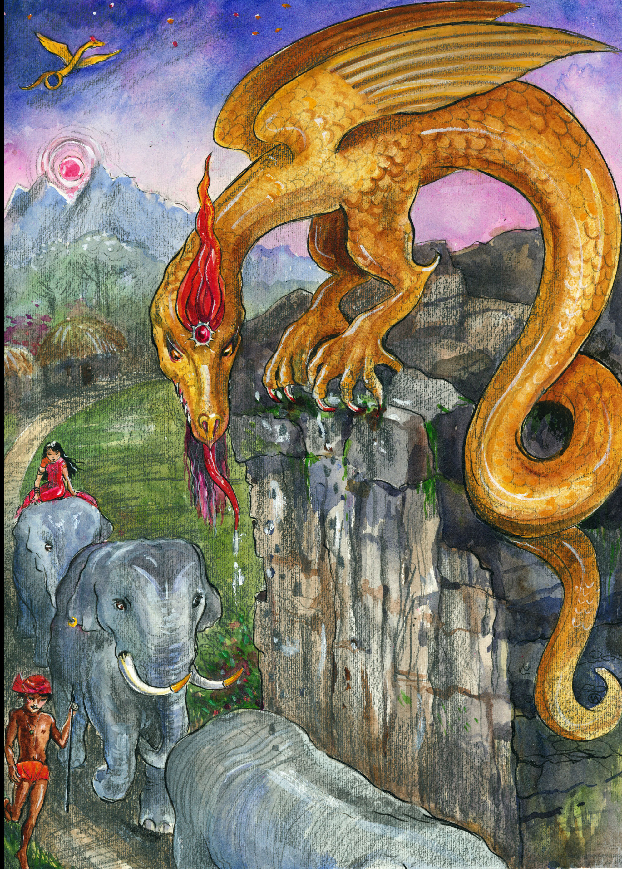 Drakon Indikos | Greek Mythology Wiki | FANDOM powered by Wikia