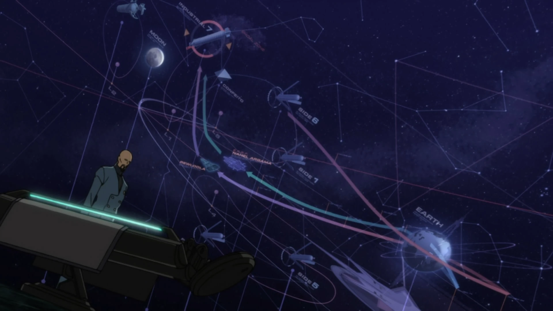 Image - Earth Sphere Orbital Map (U.C. 0096).jpg | The Gundam Wiki ...