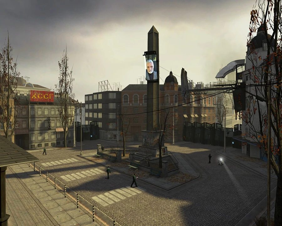 Image - HalfLife2 City17 TrainStationSquare.jpg | Half-Life Wiki ...