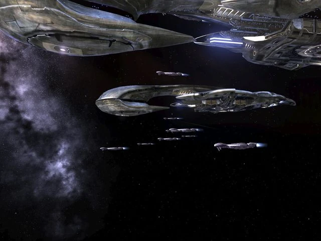 UNSC Infinity and her Strident Escorts vs the Fleet of Sacred ...
