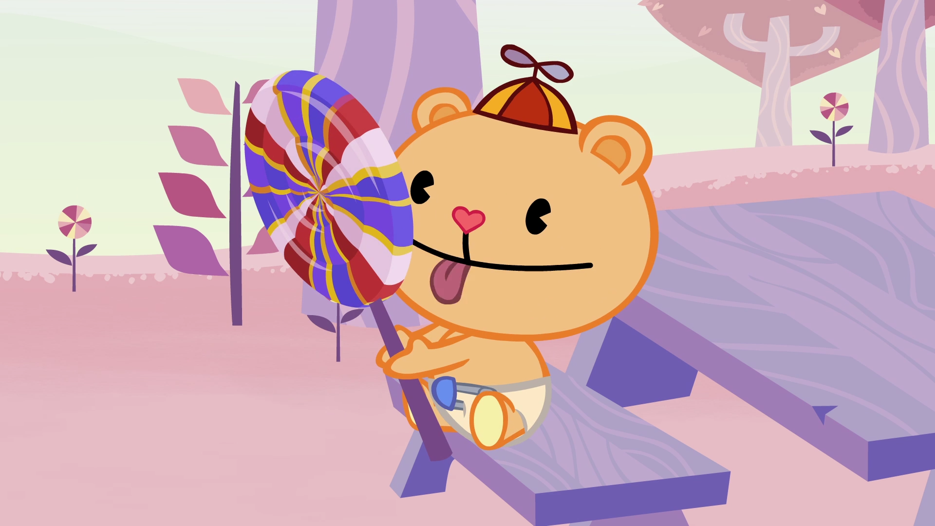 Image S3e4 Cub Lickingpng Happy Tree Friends Wiki Fandom Powered