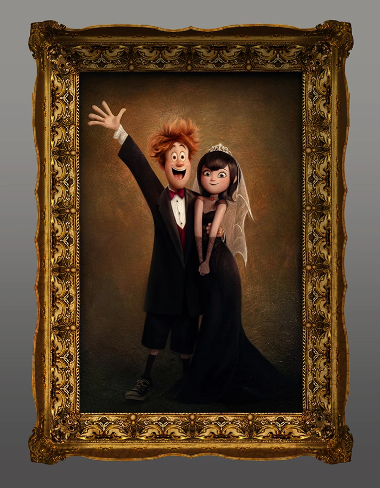 Image - Johnny and Mavis Painting.jpg | Hotel Transylvania Wiki ...
