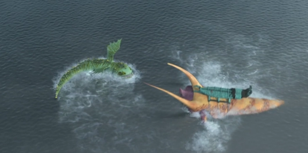 Image - Submaripper and Shellfire in battle.PNG | How to Train Your ...