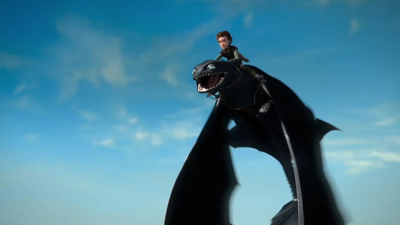 Image - Hiccup and Toothless during the fly and shoot.jpg | How to ...