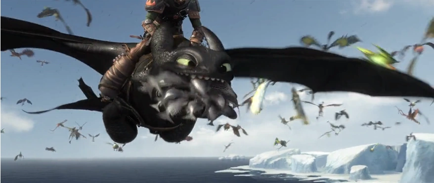 Image - Toothless and a mouthful of fish.png | How to Train Your Dragon ...