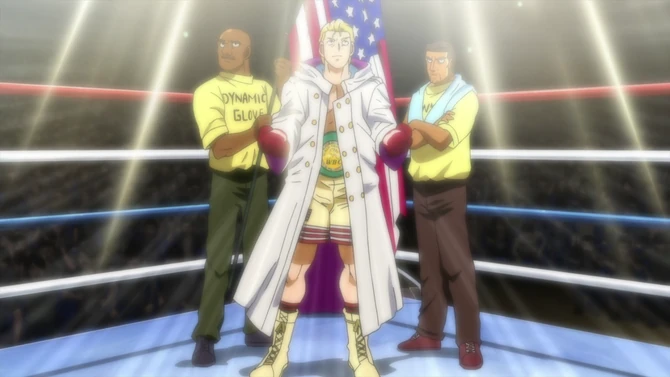 match about to start david eagle with his seconds