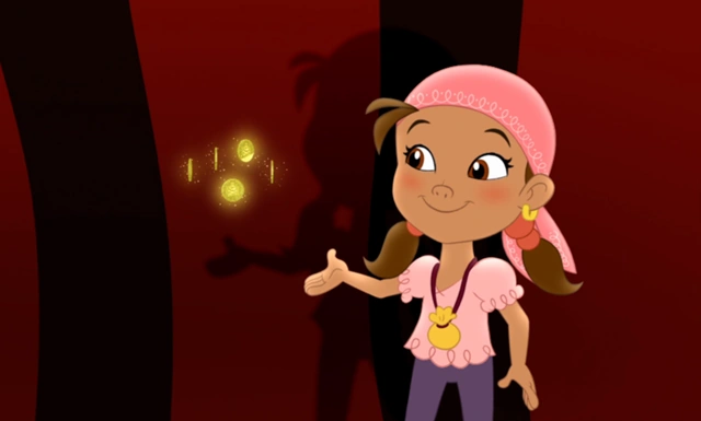 Image - 640px-Izzy and Gold Doubloons.PNG | Jake and the Never Land ...