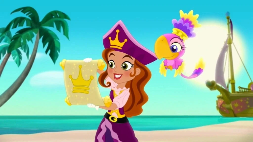 Image - Pirate Princess Read a Scroll.jpg | Jake and the Never Land ...