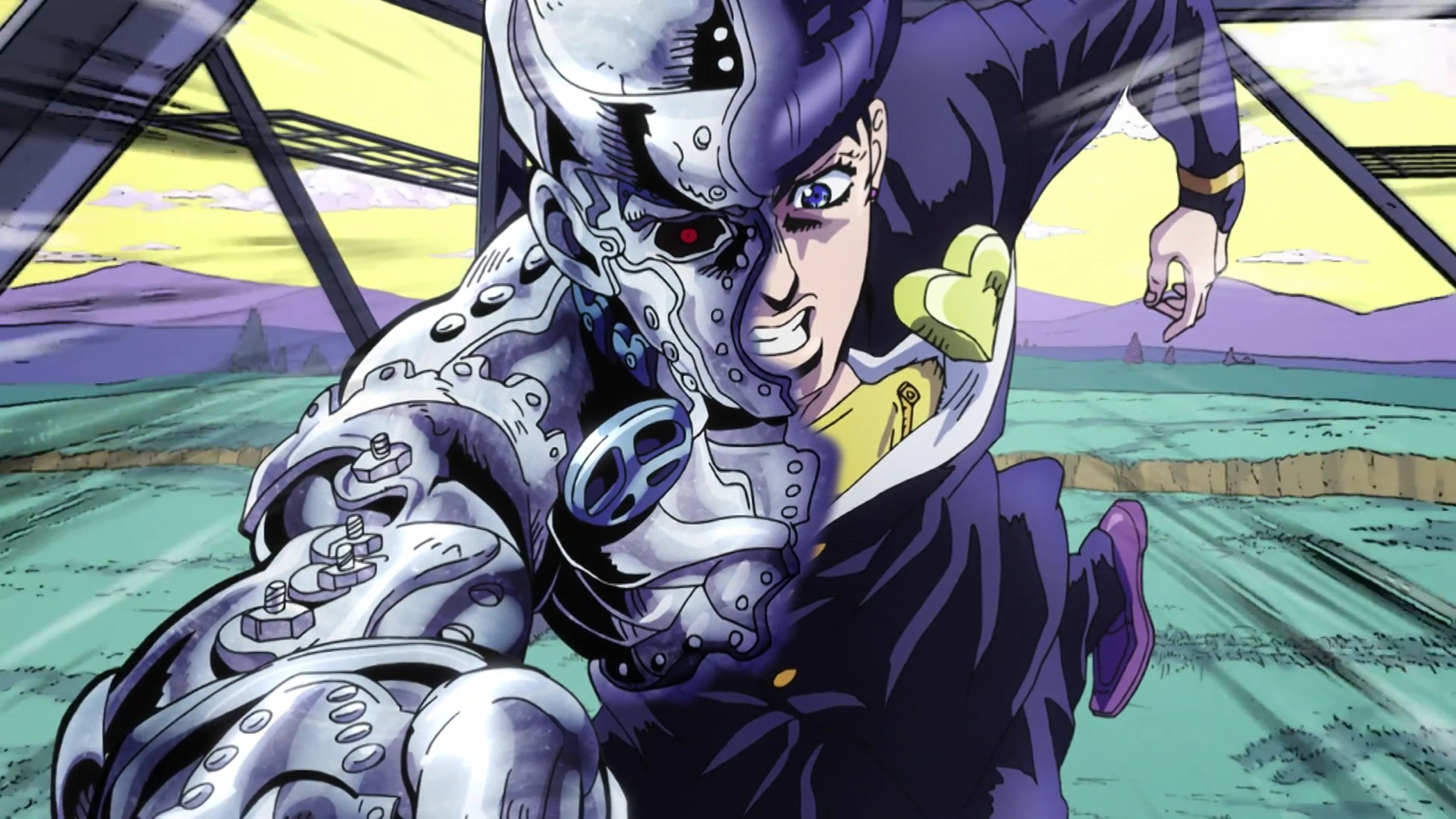 Image - Josuke caught by Superfly.png | JoJo's Bizarre Encyclopedia ...