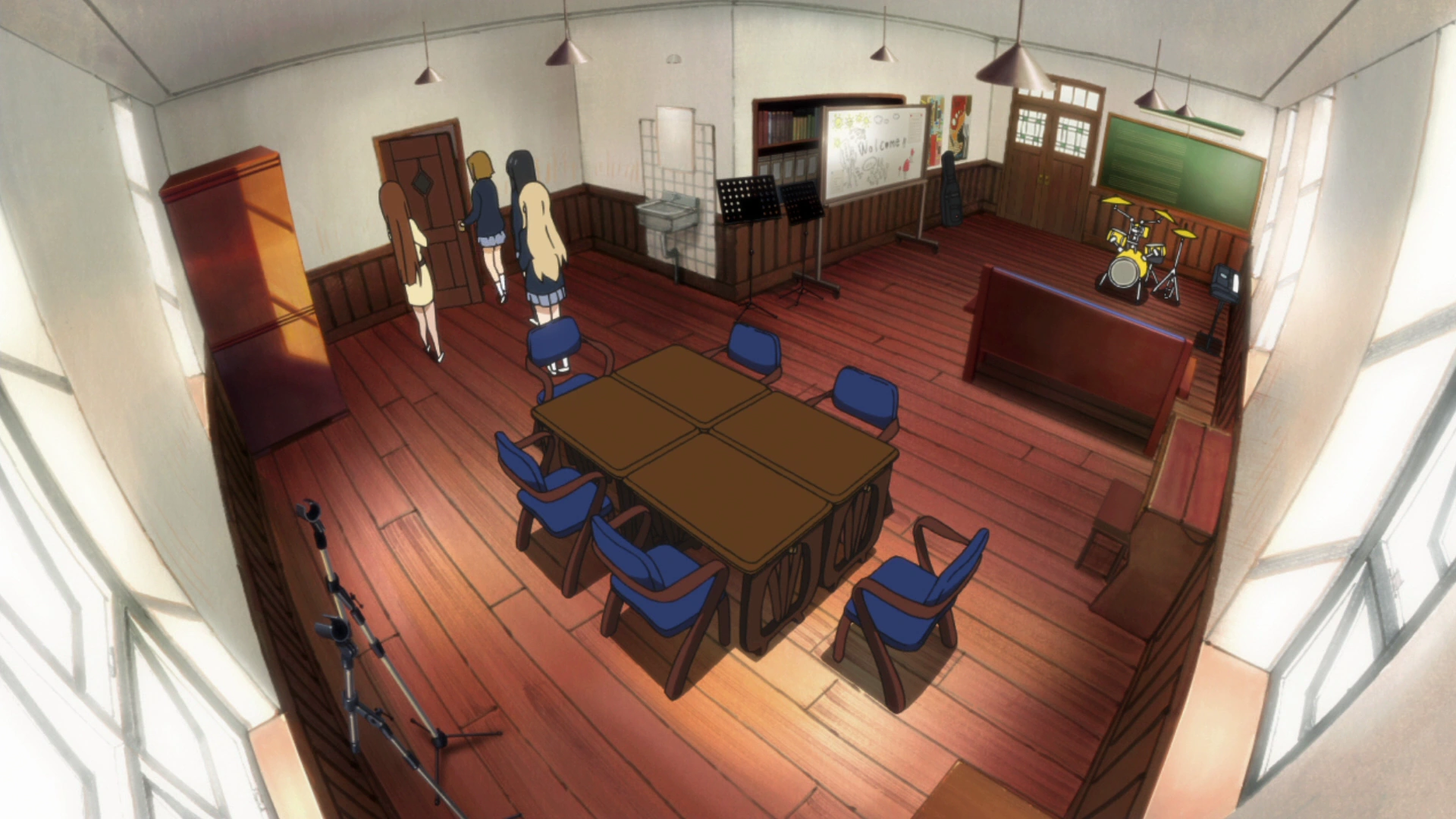 Image - Light Music Club room from above.png | K-ON! Wiki | FANDOM ...