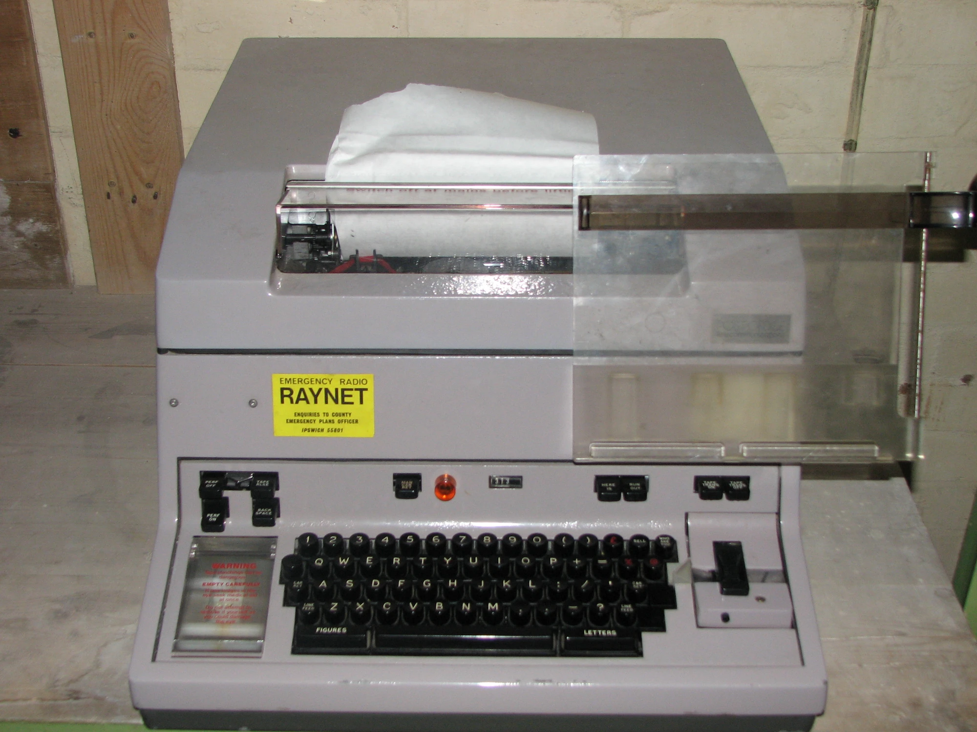 Telex Machine (1998 0092) | Landguard Fort Wiki | Fandom powered by Wikia