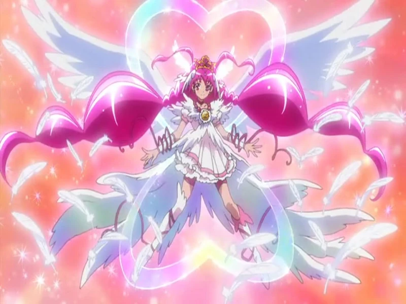 Image - Smile Pretty Cure! Movie Ultra Cure Happy in her attack.jpg ...