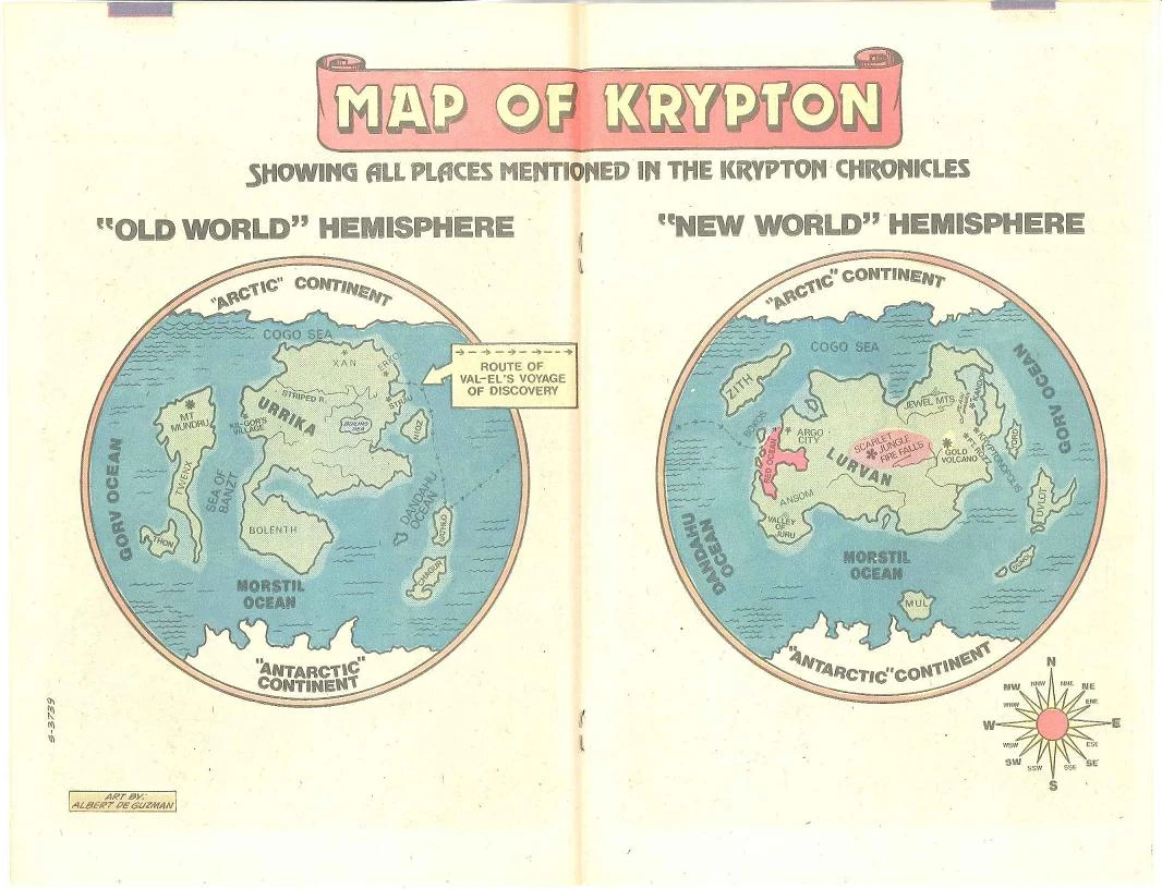 Image - Map of Krypton Earth-One.jpg | DC Database | FANDOM powered by ...
