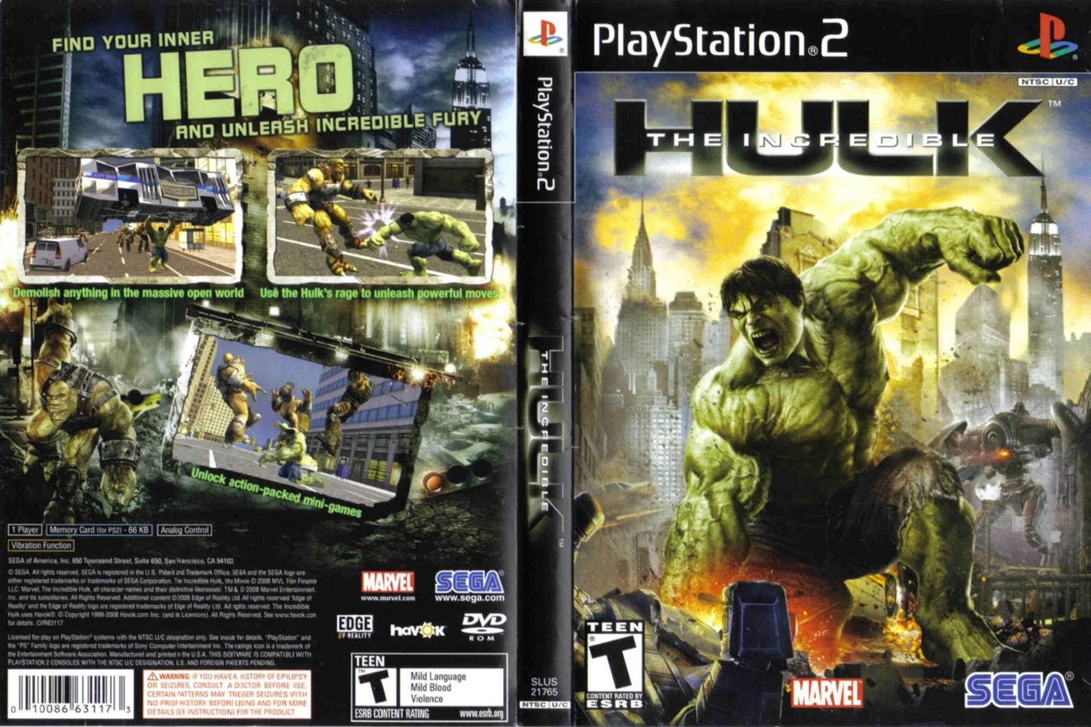 Image - Hulk PS2 US Box.jpg | Marvel Cinematic Universe Wiki | FANDOM ...