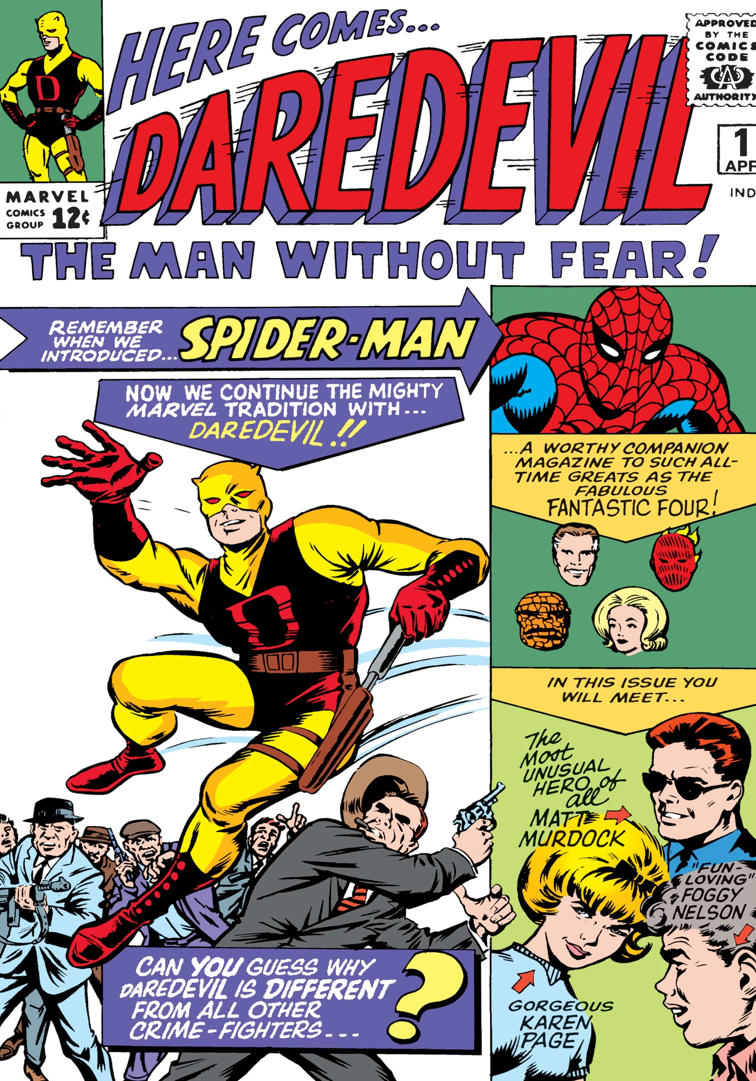 Daredevil Vol 1 1 | Marvel Database | Fandom powered by Wikia