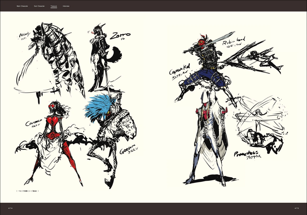 Image - Persona Concept Art P5.png | Megami Tensei Wiki | FANDOM ...