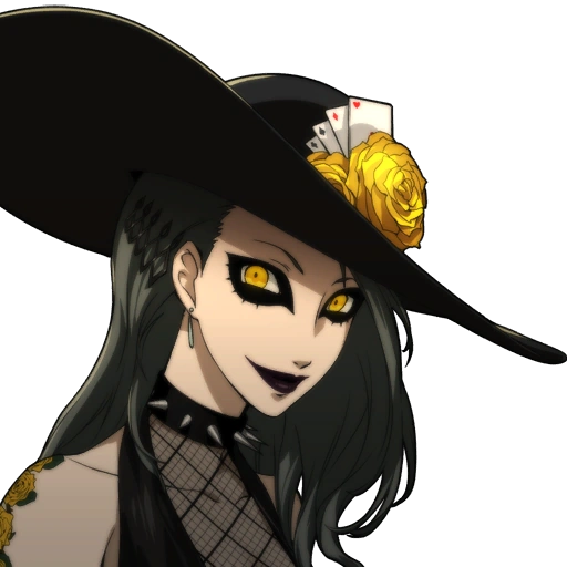 Image - P5 portrait of Shadow Sae smiling.png | Megami Tensei Wiki ...