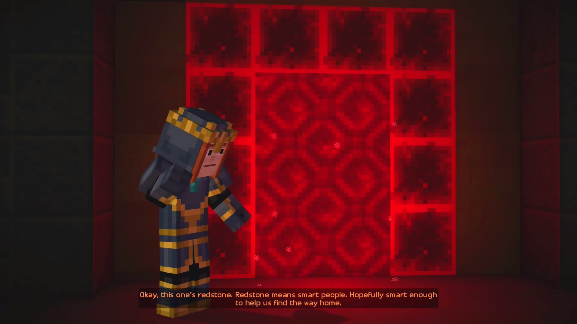 Block Of Redstone Minecraft Story Mode Wiki Fandom Powered By Wikia