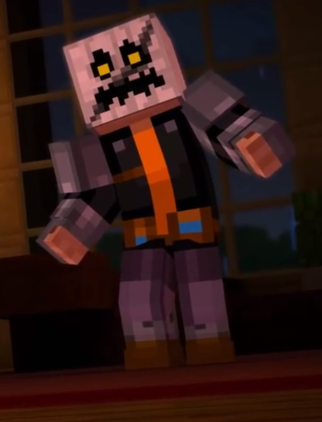 Image Mcsm Ep5 Lukas Withpumpkinpng Minecraft Story Mode Wiki
