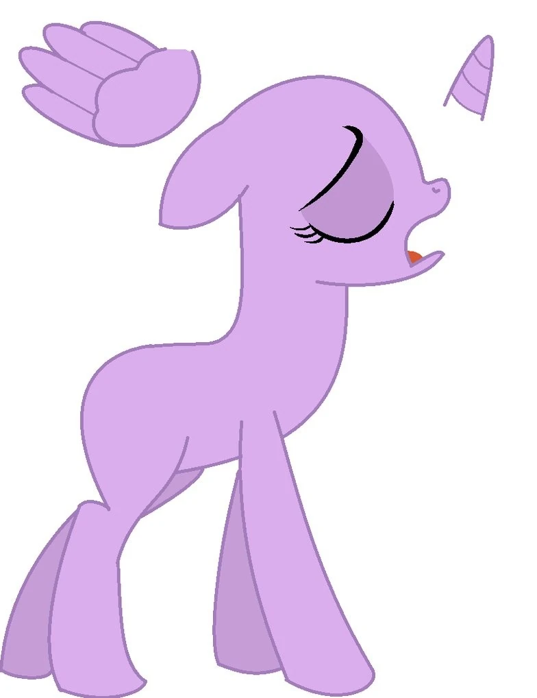 Mlp Base Alicorn Sad