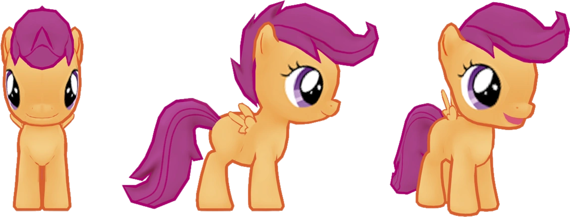 Image - Scootaloo model.png | The My Little Pony Gameloft Wiki | Fandom ...