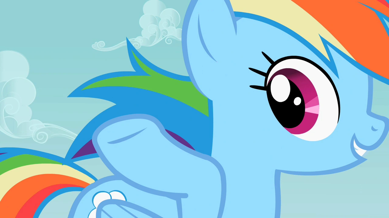 Image - Rainbow Dash flowing mane S2E8.png | My Little Pony Friendship ...
