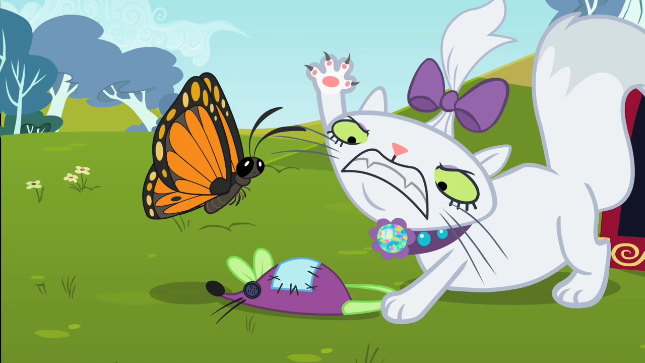 Image - Opalescence and the butterfly S2E07.png | My Little Pony ...